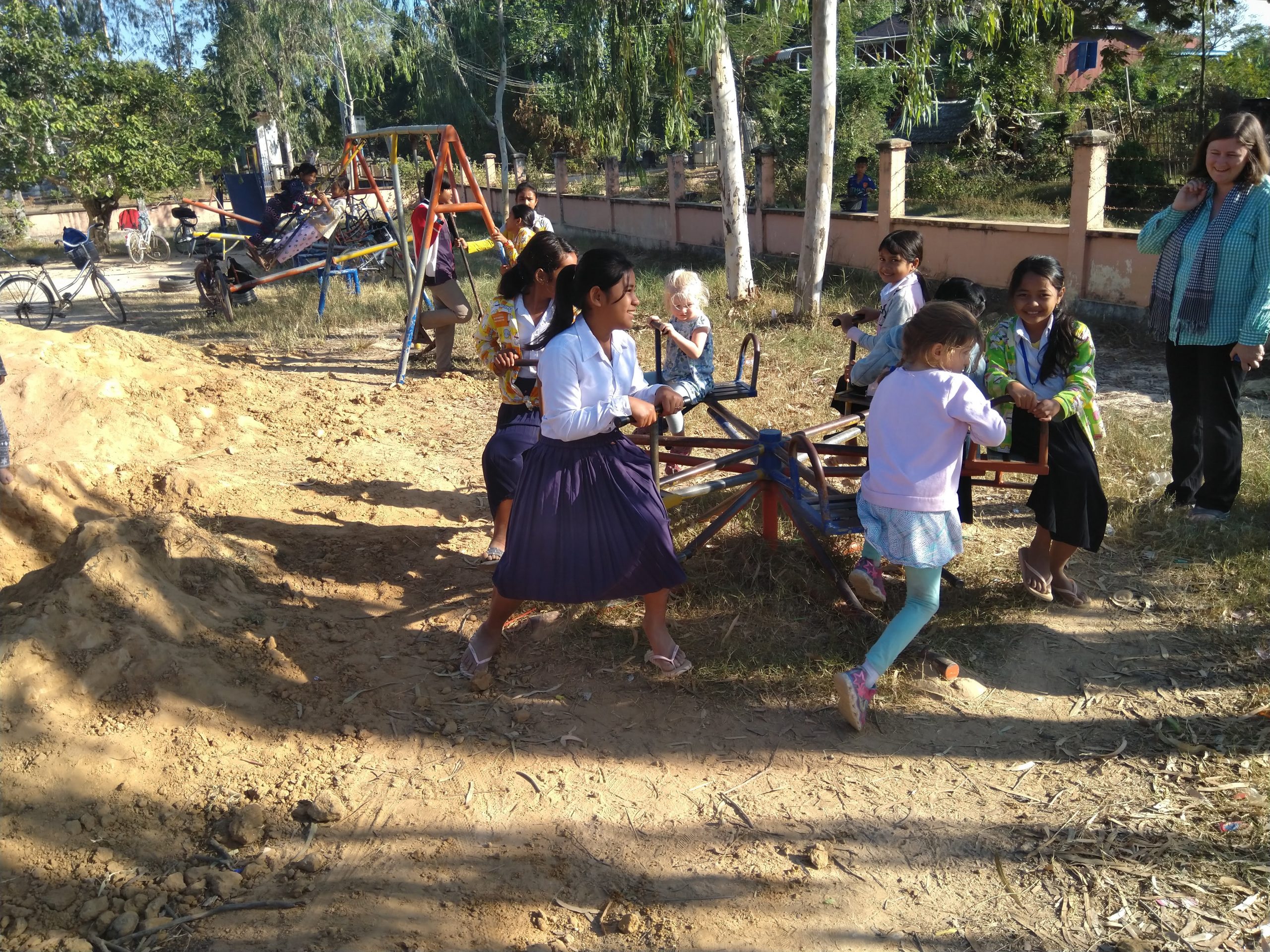 The Girls’ First Visit to Pea Reang – 5 Cs in Cambodia