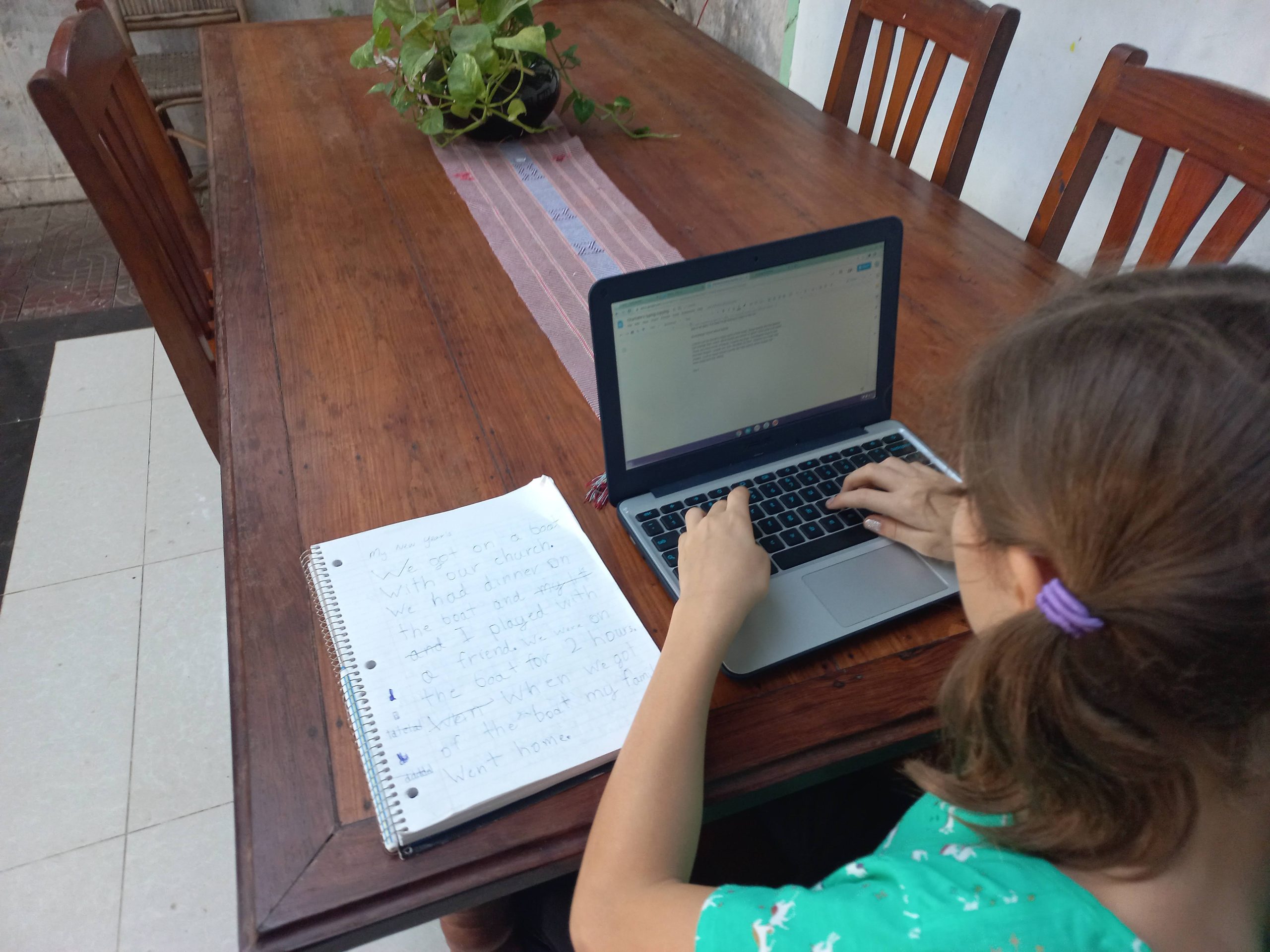 Charlotte’s Typing Practice – 5 Cs in Cambodia